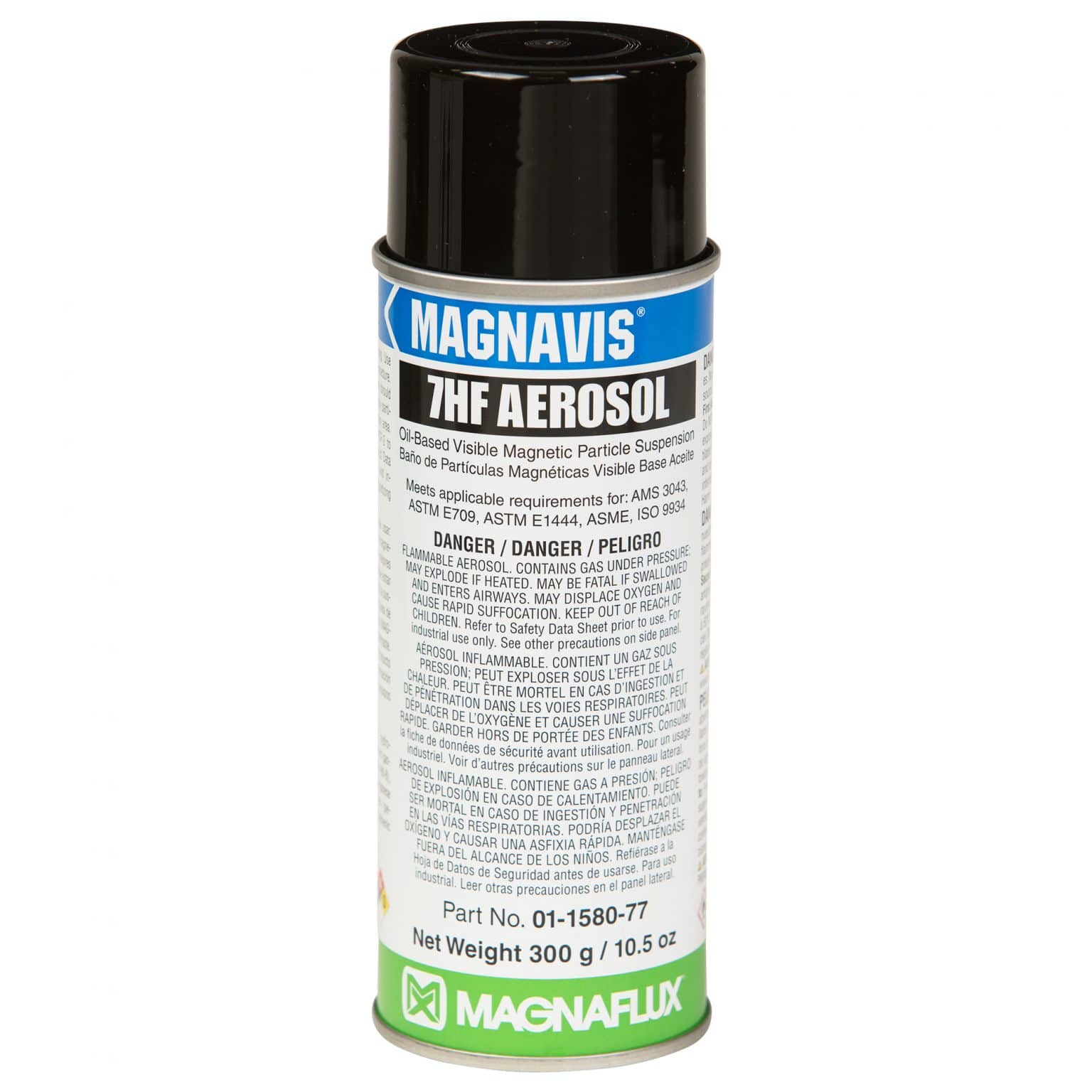 Magnaflux, 7HF Black Visible Magnetic Particles, Aerosol