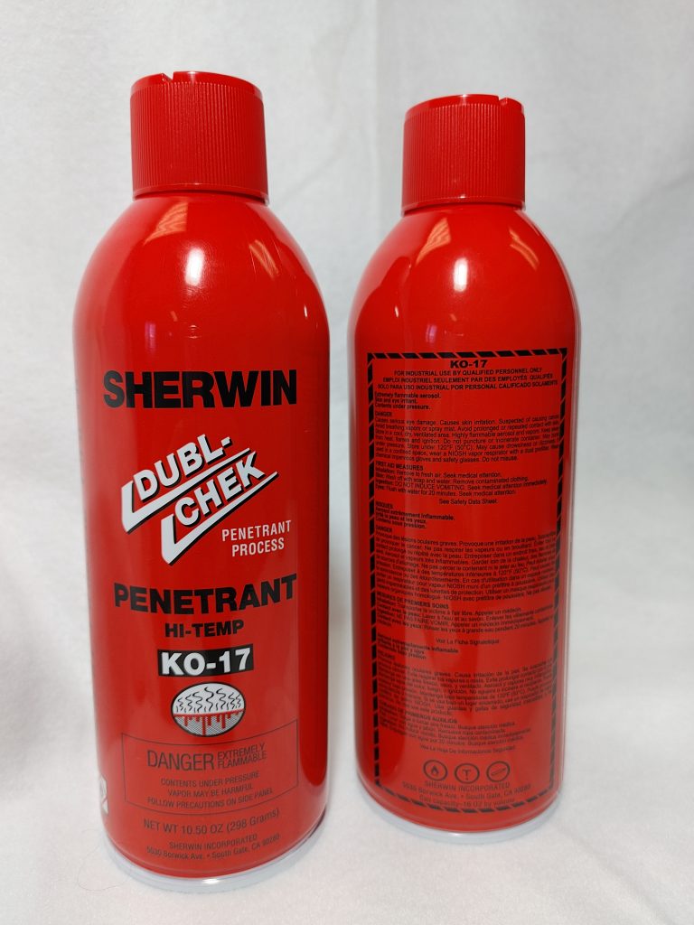 Sherwin KO-17 High Temperature Visible Penetrant