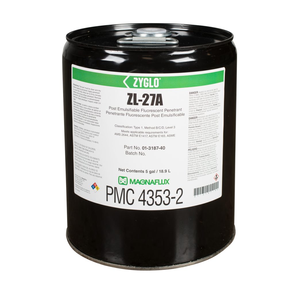 Magnaflux Zyglo ZL-27A, Pénétrant Fluorescent PE Niveau 3