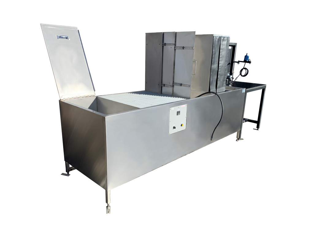 QNDE 1633-6 Six-Station Water Washable Liquid Penetrant Inspection Line ...